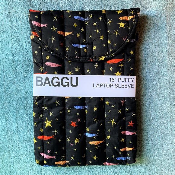 BAGGU | Bags | Nwt Baggu Puffy Laptop Sleeve 6 Star Fish | Poshmark